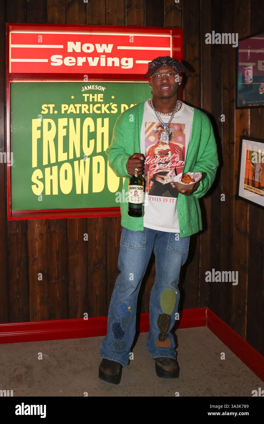 Los Angeles, California, USA. 14th March, 2025. Ray-Ray McCloud III ...