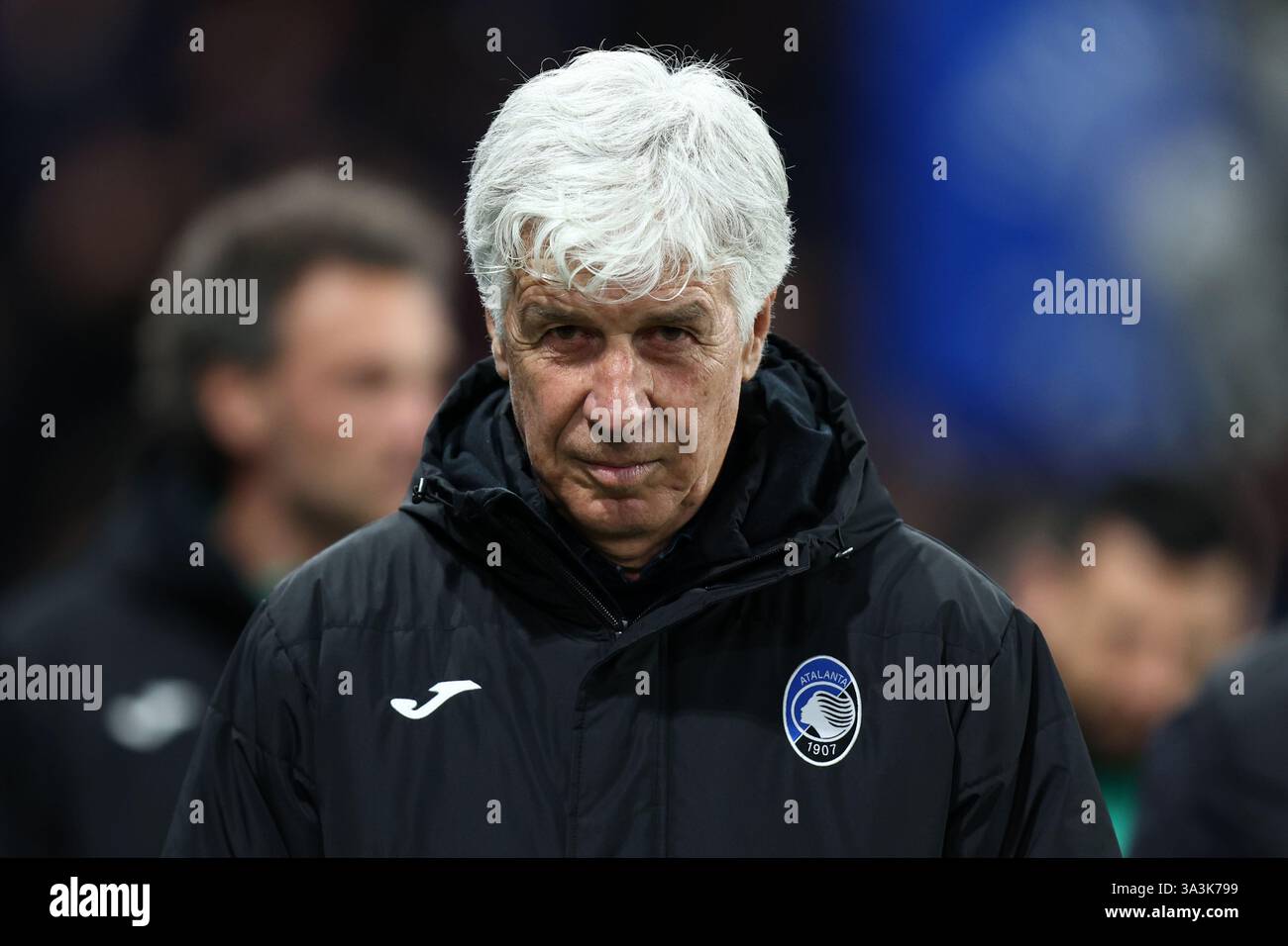 Gianpiero Gasperini, head coach of Atalanta Bc looks on during the ...