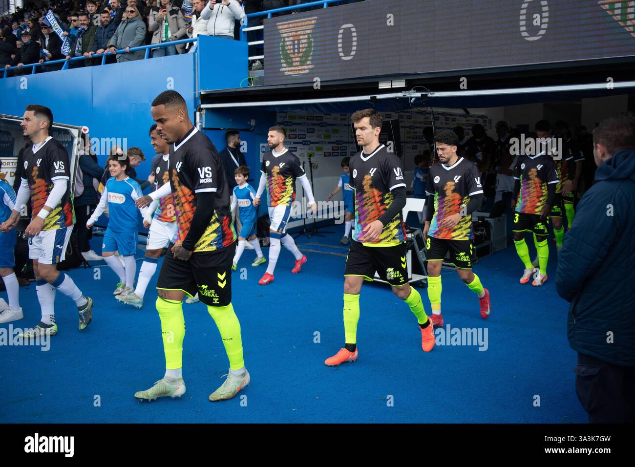 Spanish La Liga EA Sports soccer match Leganes vs Betis at Butarque ...