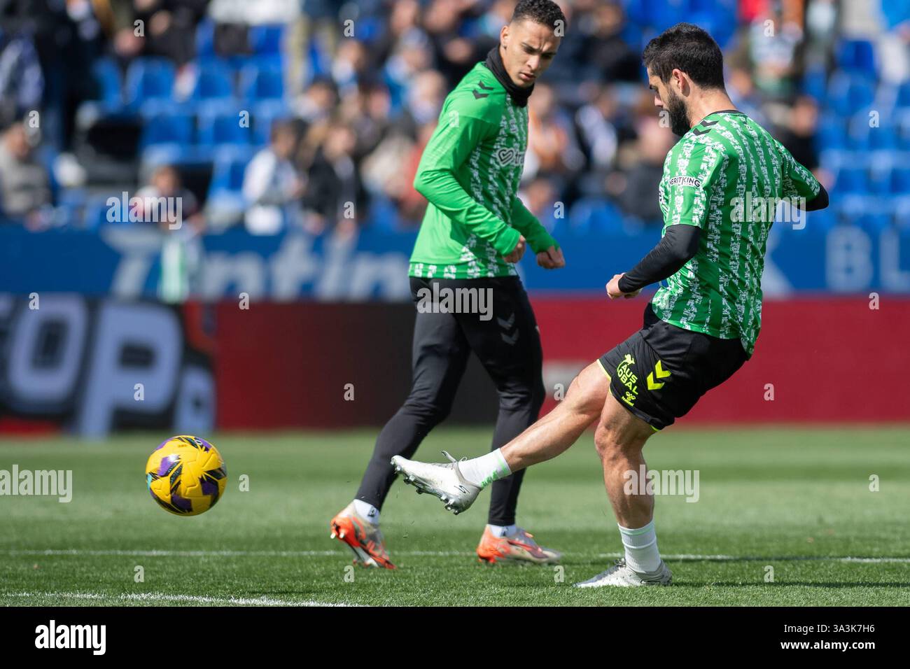 Spanish La Liga EA Sports soccer match Leganes vs Betis at Butarque ...