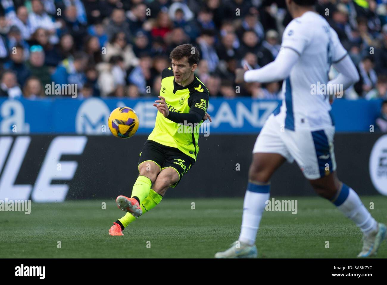 Spanish La Liga EA Sports soccer match Leganes vs Betis at Butarque ...