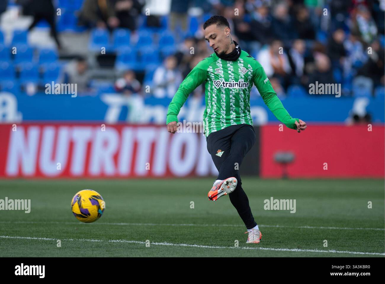 Spanish La Liga EA Sports soccer match Leganes vs Betis at Butarque ...