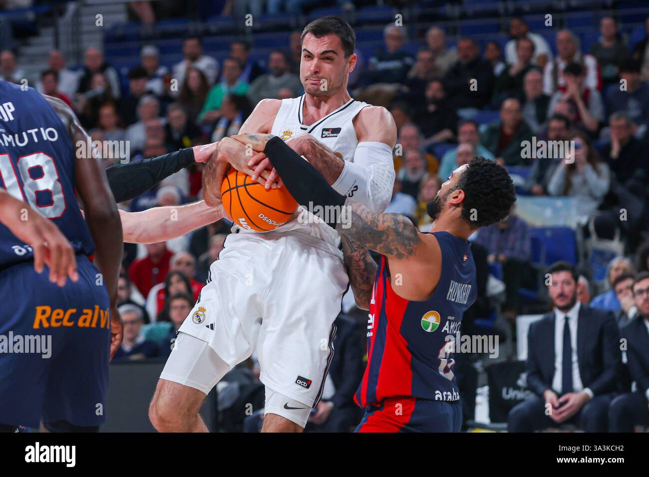 Madrid, Spain. 16th Mar, 2025. 16th March 2025; Movistar Arena; Liga Endesa; ACB; Real Madrid vs ...