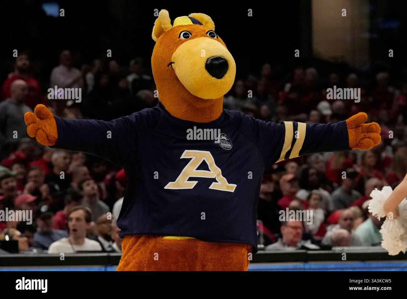 Akron mascot Zippy performs in the first half of an NCAA college ...