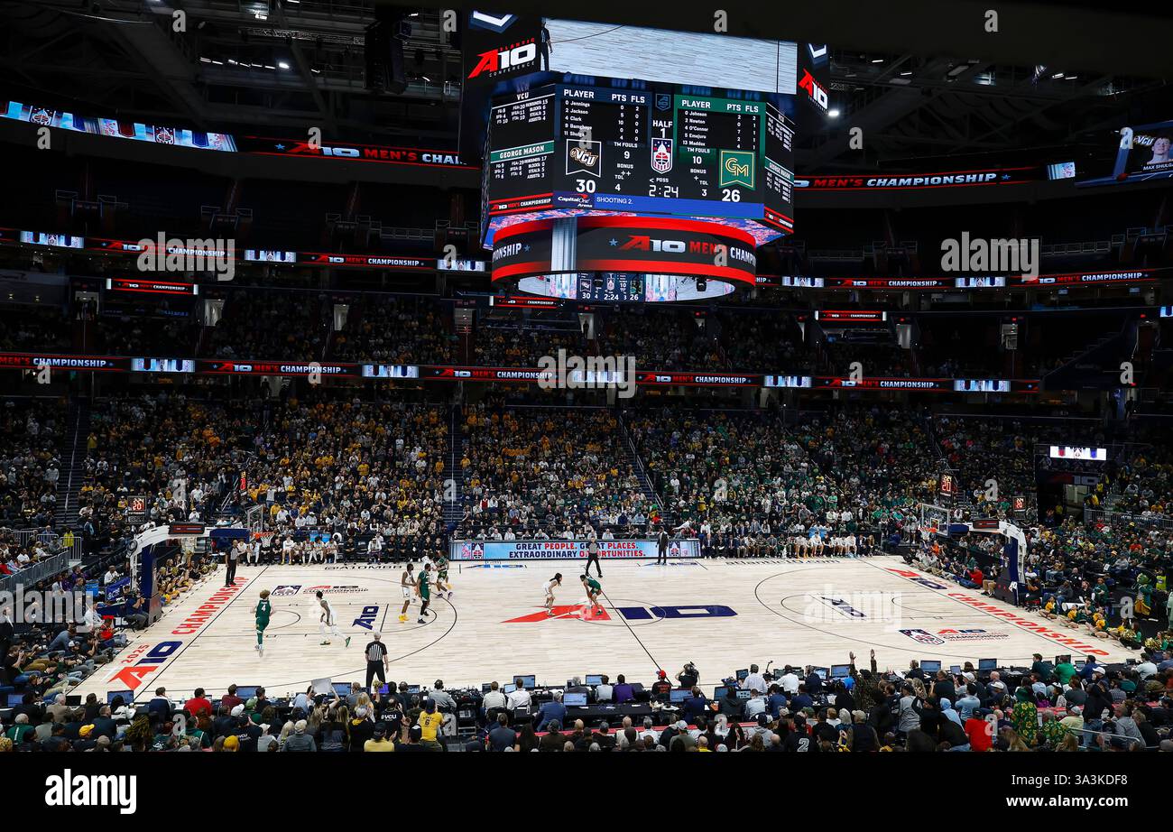 March 16, 2025: Capital One Arena during the A10 Men's Basketball ...