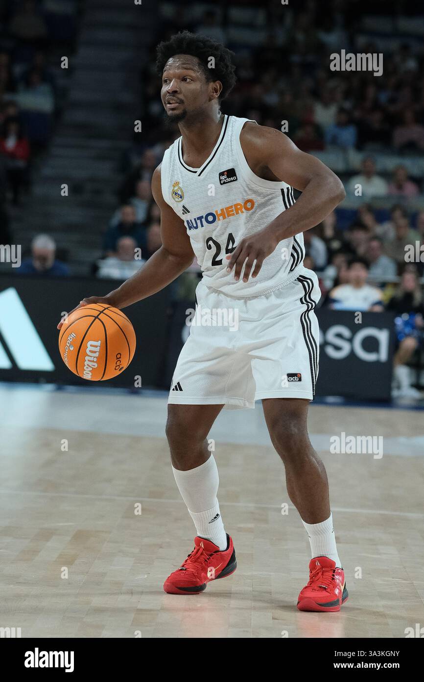 Andrés Feliz of Real Madrid during Liga ACB match between Real Madrid ...