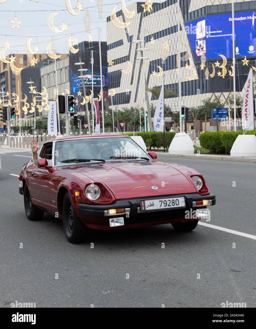 Ramadan celebrations in Lusail Boulevard Doha Qatar 18-03-2025 Stock ...