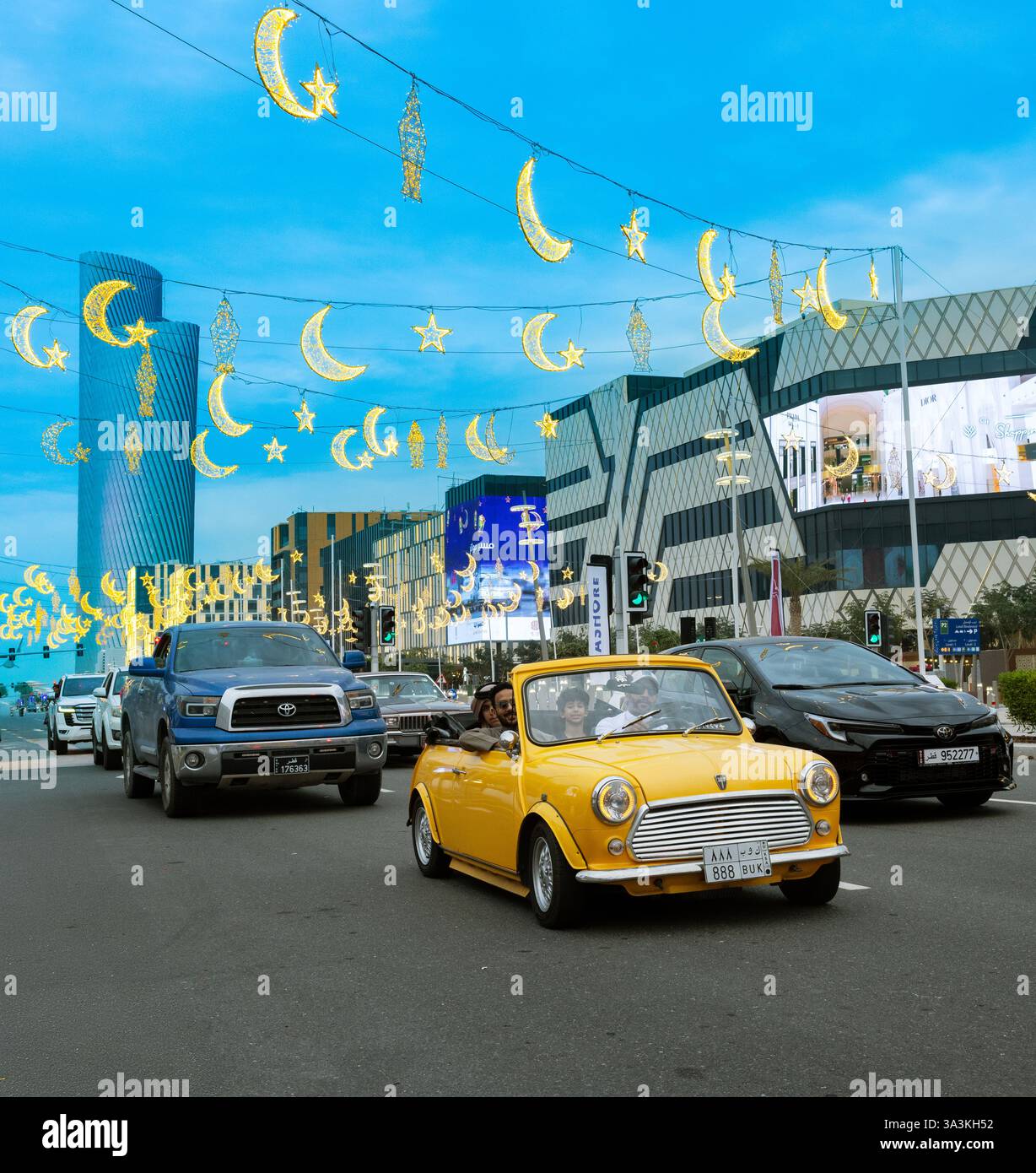 Ramadan celebrations in Lusail Boulevard Doha Qatar 18-03-2025 Stock ...