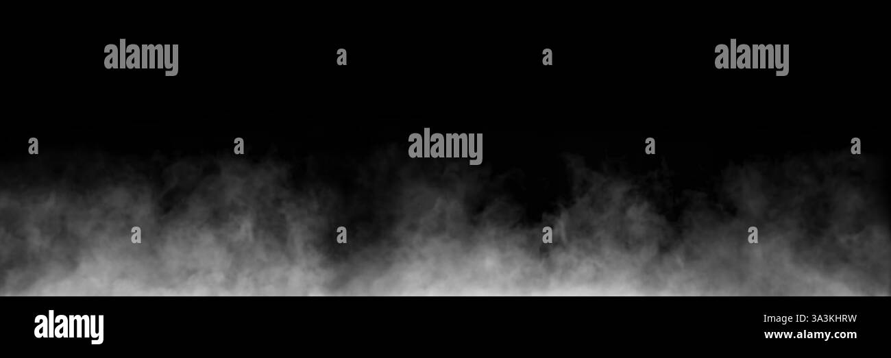 rising smoke in front of black background. 3D Rendering Stock Photo - Alamy