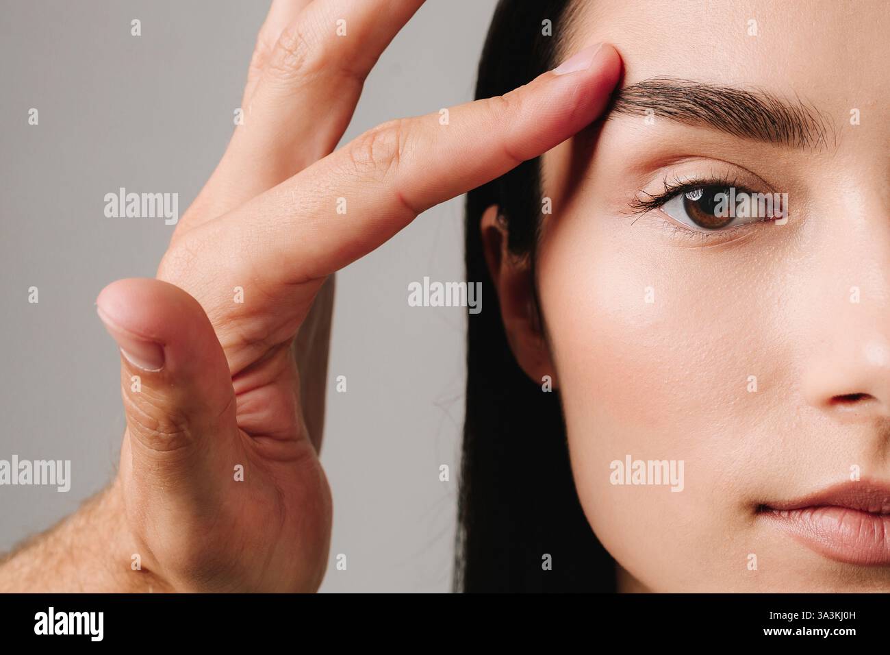 Blepharoplasty to get rid of excess skin from eyelids. Going through ...