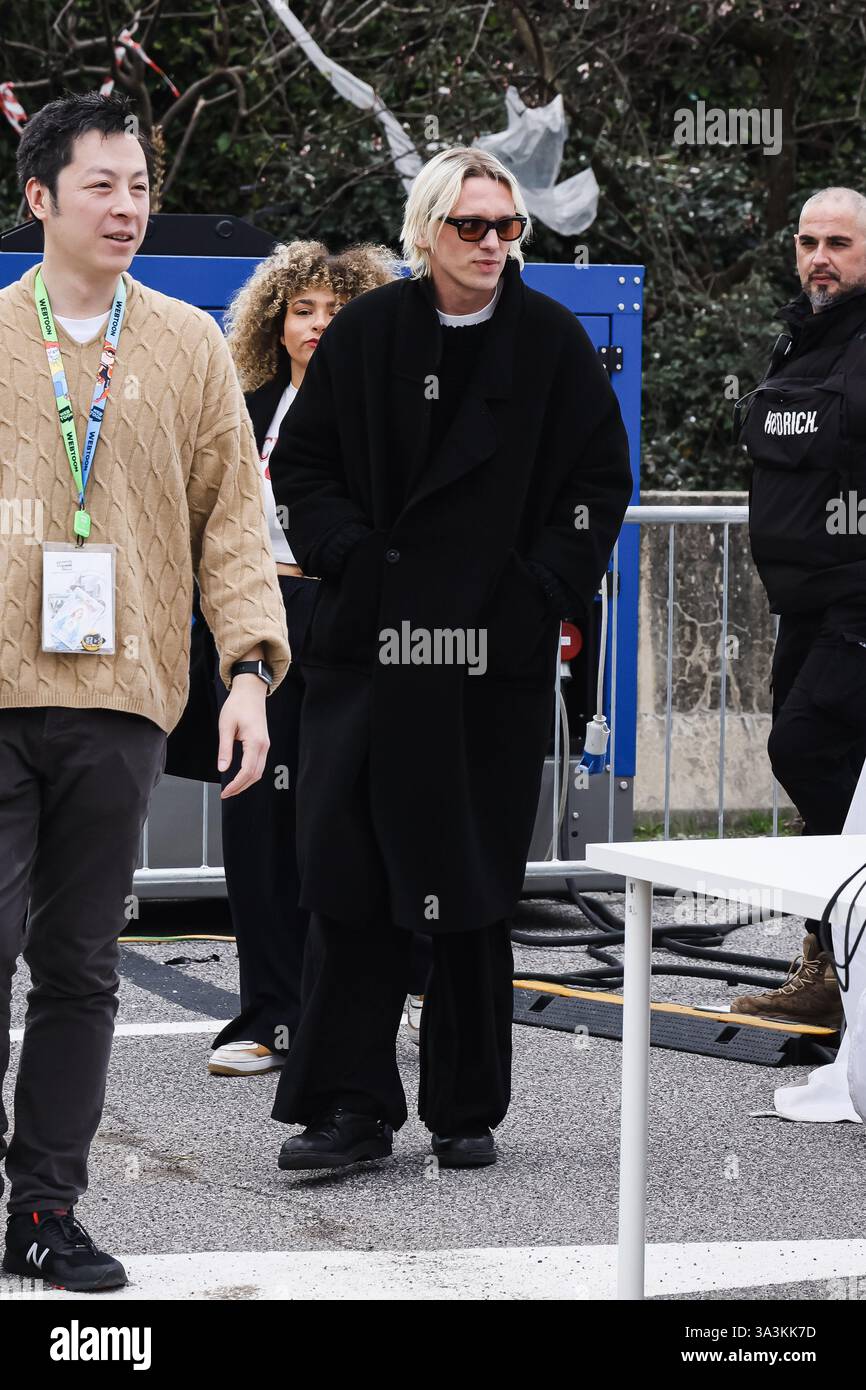Milan, Italy. 16th Mar, 2025. Grass, Celebrity Sightings - Jamie ...