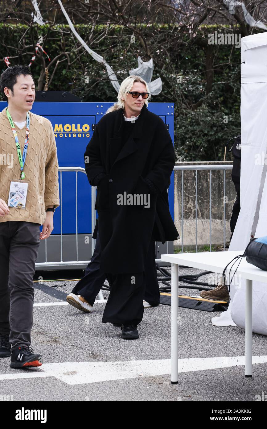 Milan, Italy. 16th Mar, 2025. Grass, Celebrity Sightings - Jamie ...