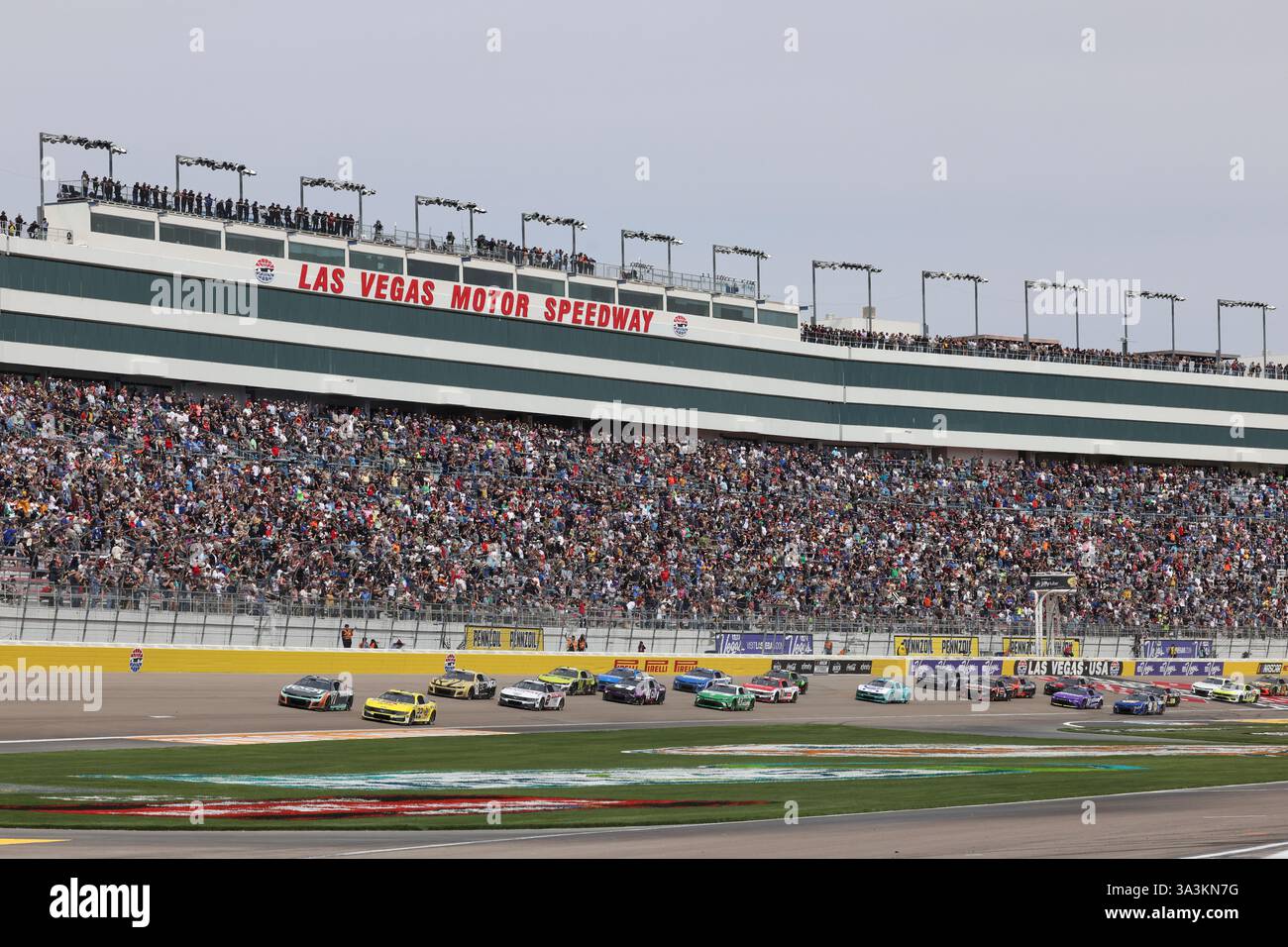 LAS VEGAS, NV - MARCH 16: A general view of as Michael McDowell (#71 ...