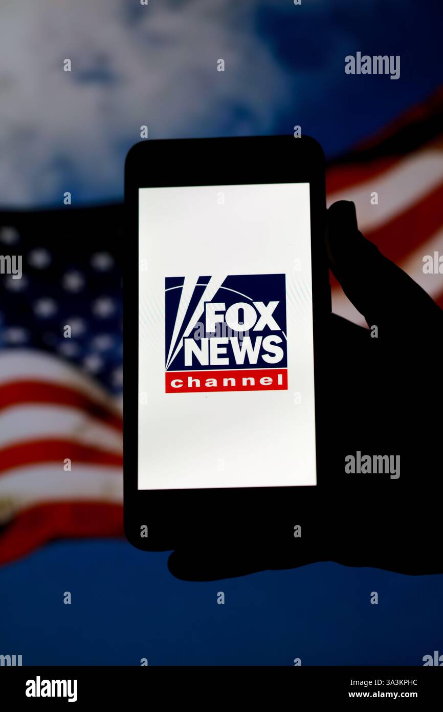 March 13, 2025: Gaziantep, Turkiye. 13 March 2025. The Fox News logo on ...