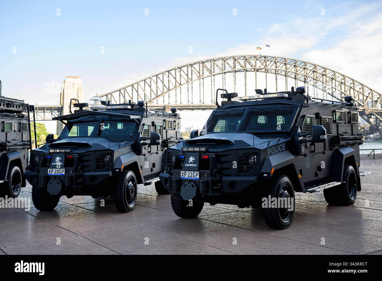 Sydney, Australia. 17th Mar, 2025. A new fleet of NSW Police Lenco ...