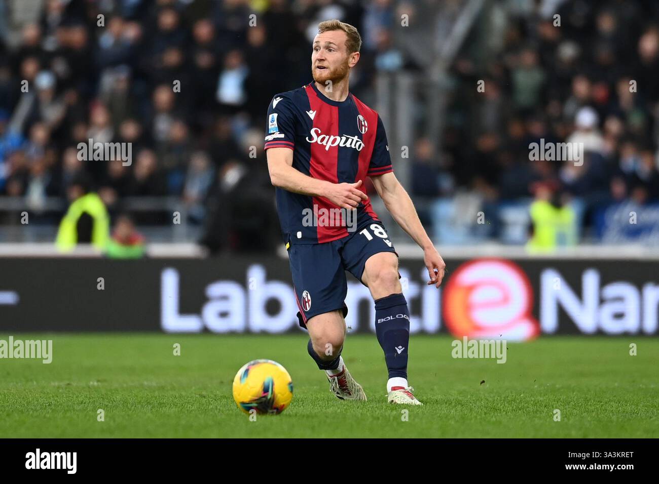 Bologna, Italy. 16th Mar, 2025. Tommaso Pobega (Bologna Fc) in action ...