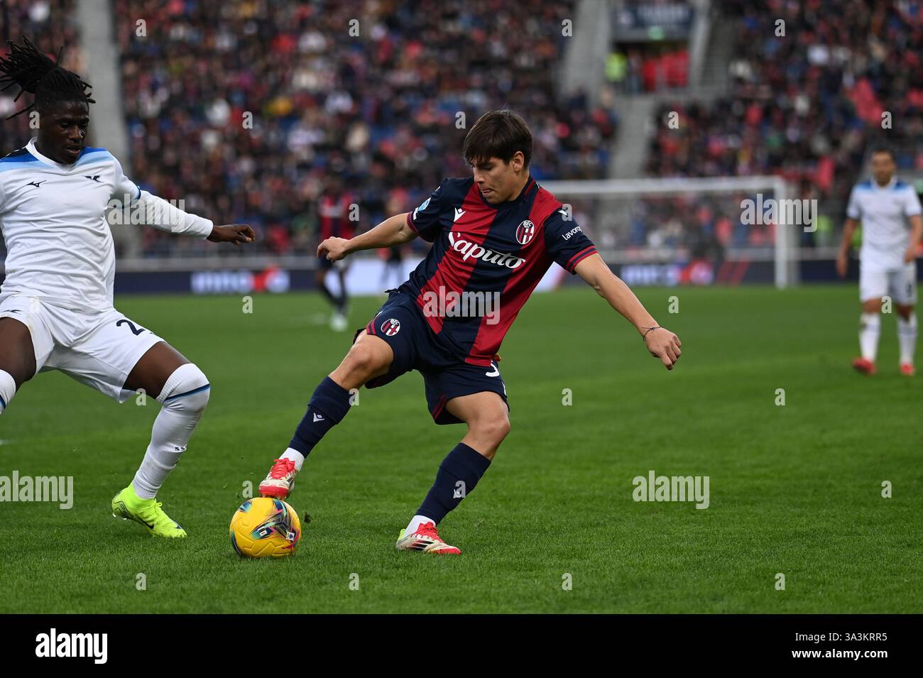 Bologna, Italy. 16th Mar, 2025. Benjamin Dominguez (Bologna Fc) in ...