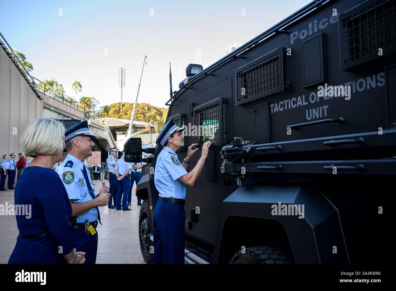Sydney, Australia. 17th Mar, 2025. NSW Police Force Commissioner Karen ...