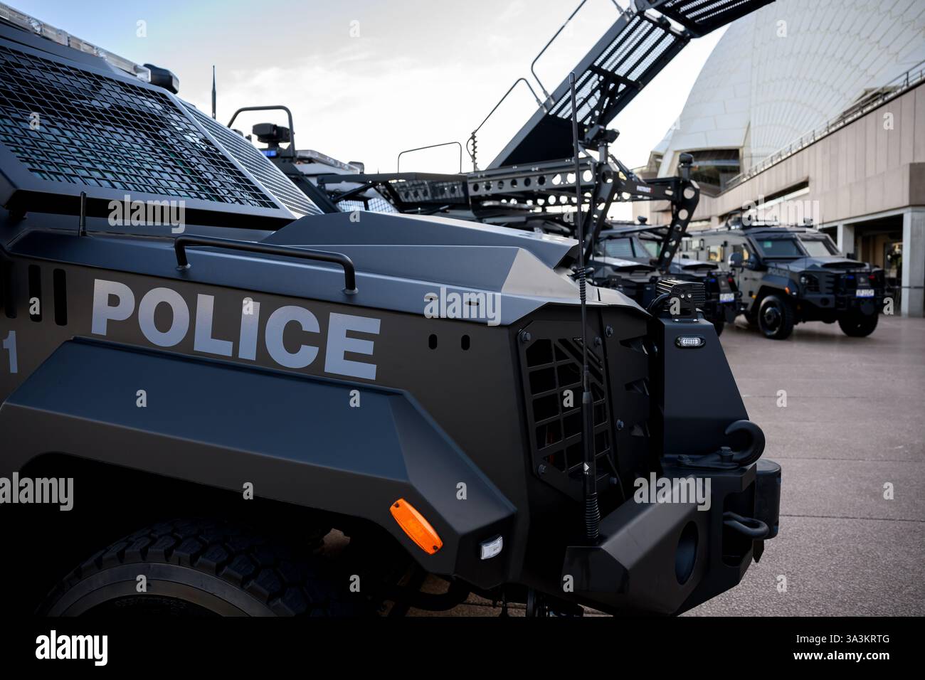 Sydney, Australia. 17th Mar, 2025. A new fleet of NSW Police Lenco ...