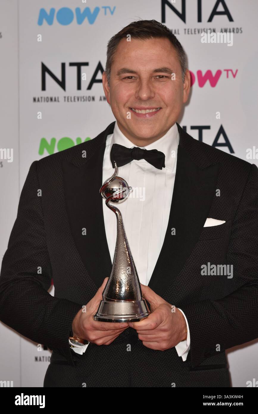 David Walliams with his award for TV Judge in 'Britain's Got Talent ...