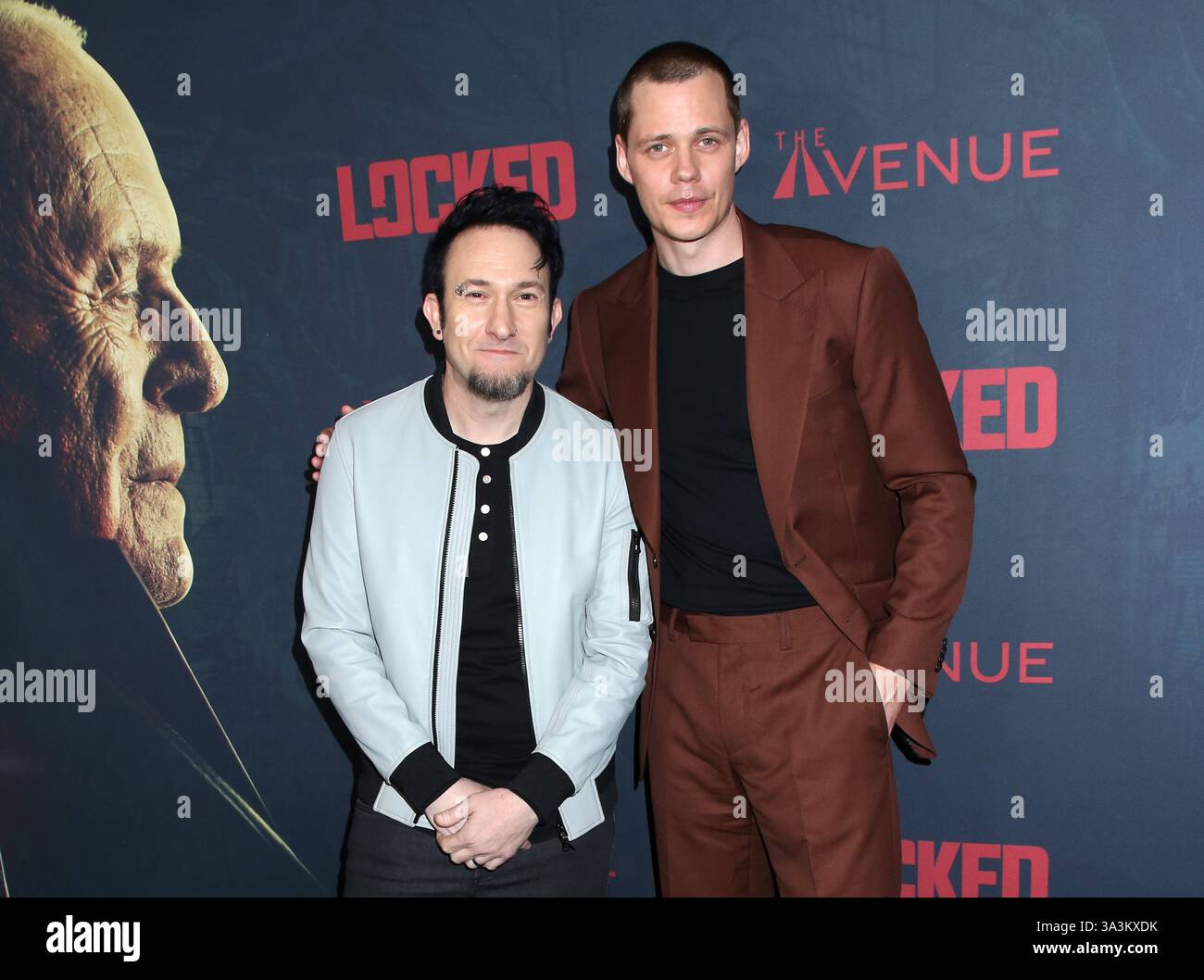 New York City, USA. 16th Mar, 2025. David Yarovesky and Bill Skarsgard ...