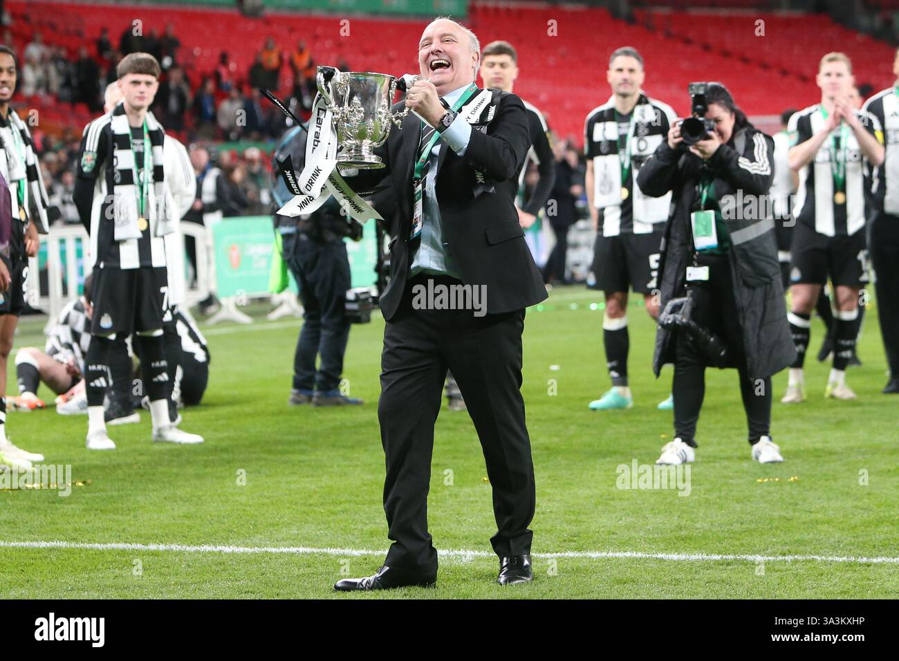Wembley Stadium, London on Sunday 16th March 2025. Newcastle United ...