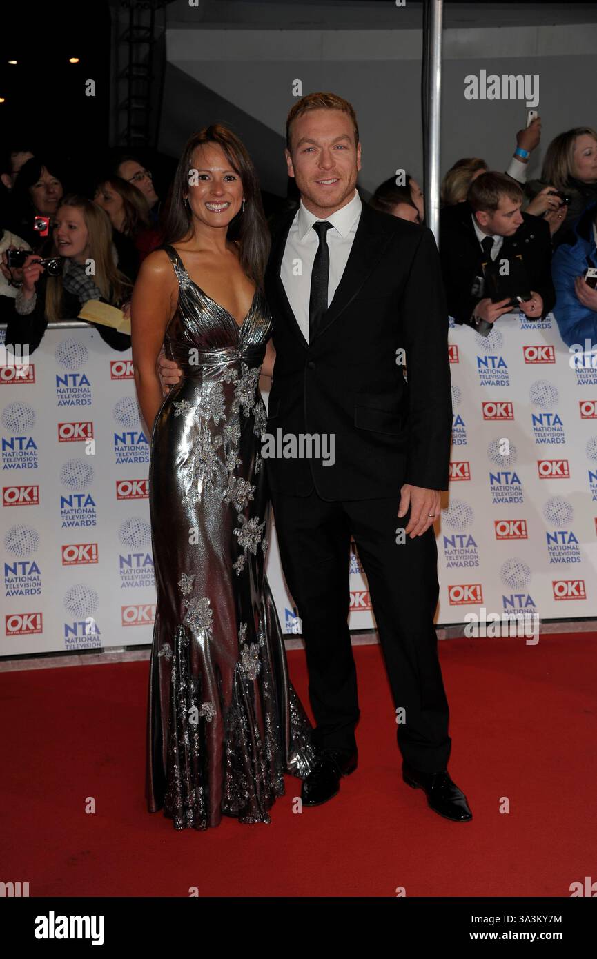 Sarra Kemp & Sir Chris Hoy.National Television Awards at the 02 Arena ...