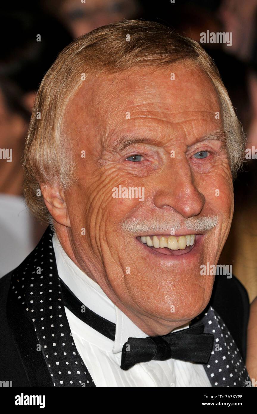 BRUCE FORSYTH .Attending the National Television Awards at O2 Arena ...