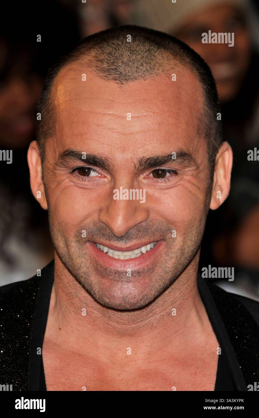 LOUIE SPENCE .Attending the National Television Awards at O2 Arena ...