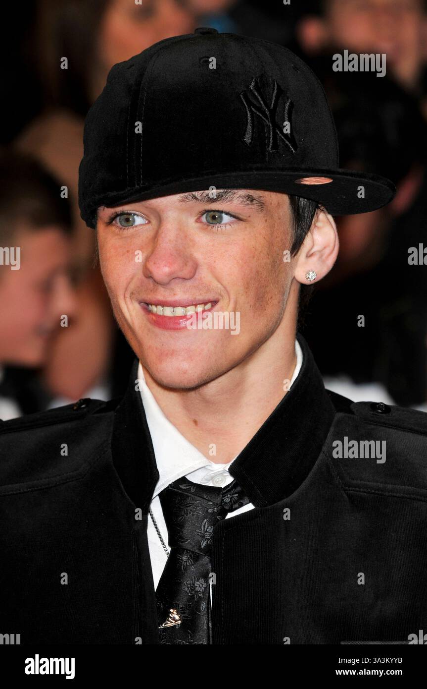GEORGE SAMPSON .Attending the National Television Awards at O2 Arena ...
