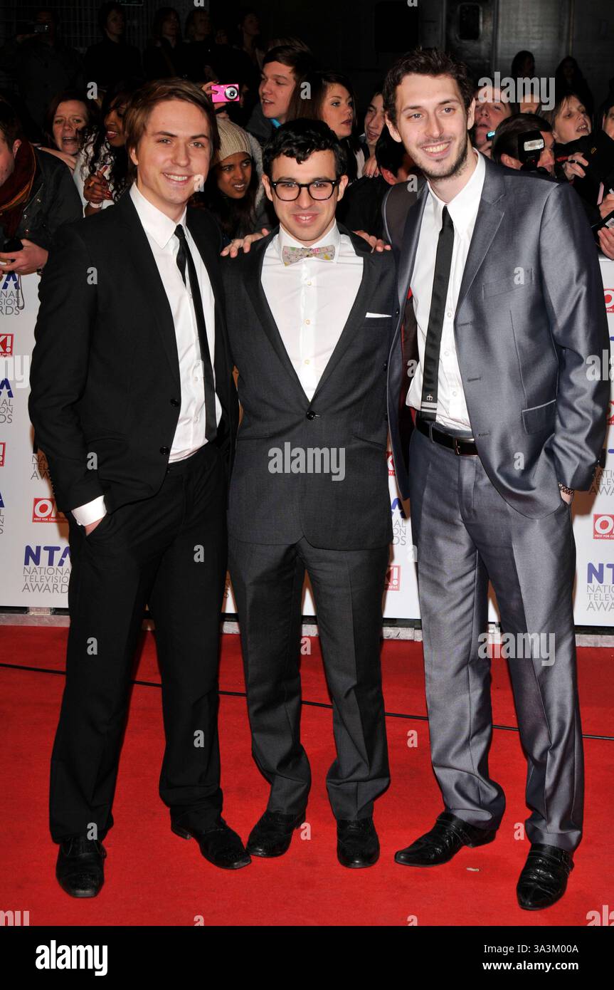 JOE THOMAS, SIMON BIRD & BLAKE HARRISON of 'The Inbetweeners'.Attending ...