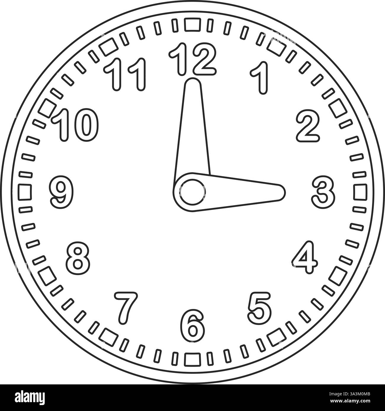 Learning clock for children or educators teaching how to tell time ...