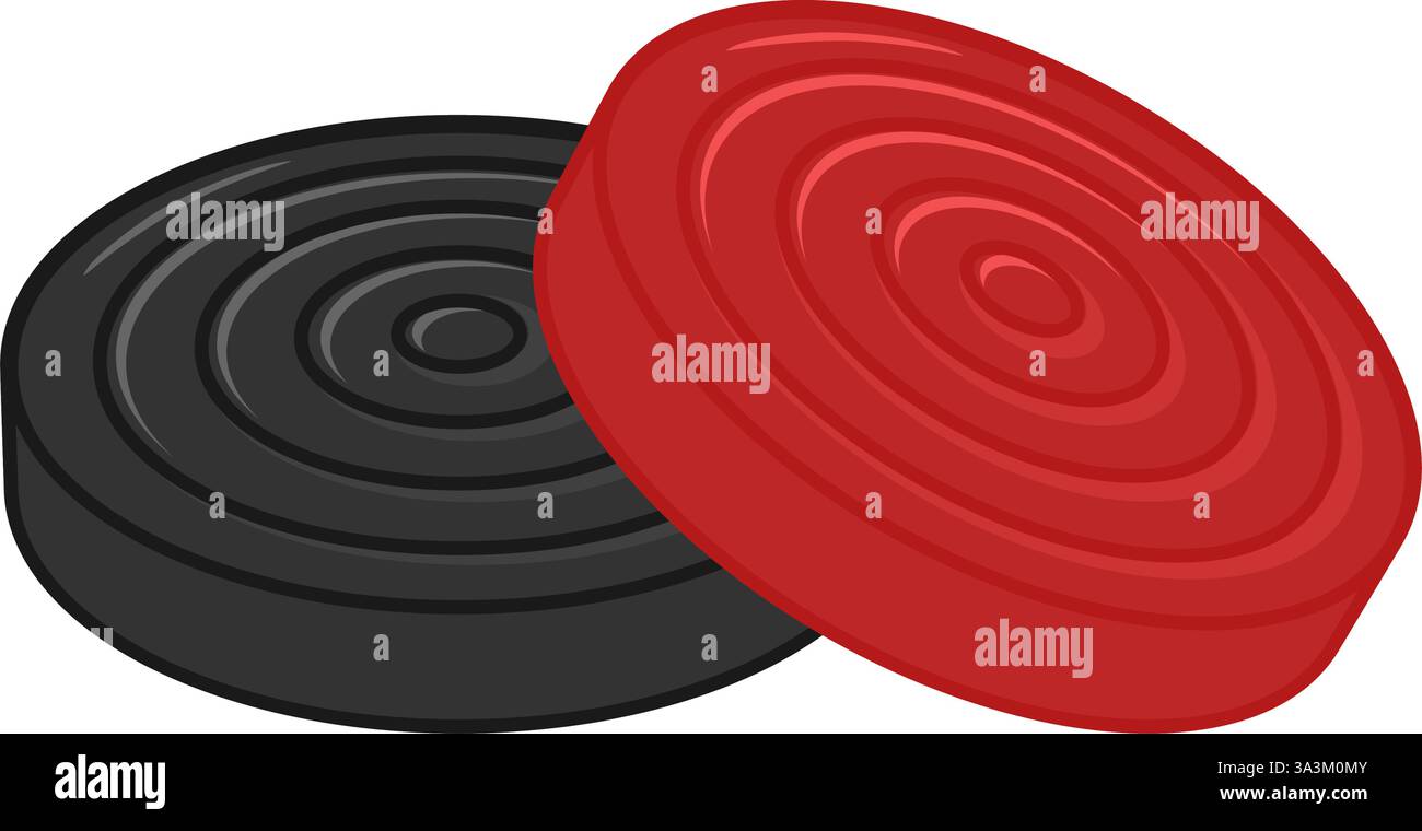 Red and black checkers Stock Vector Images - Alamy