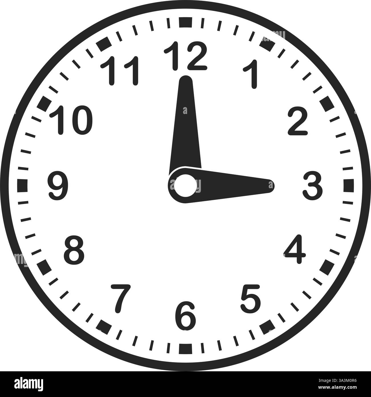 Learning clock for children or educators teaching how to tell time ...