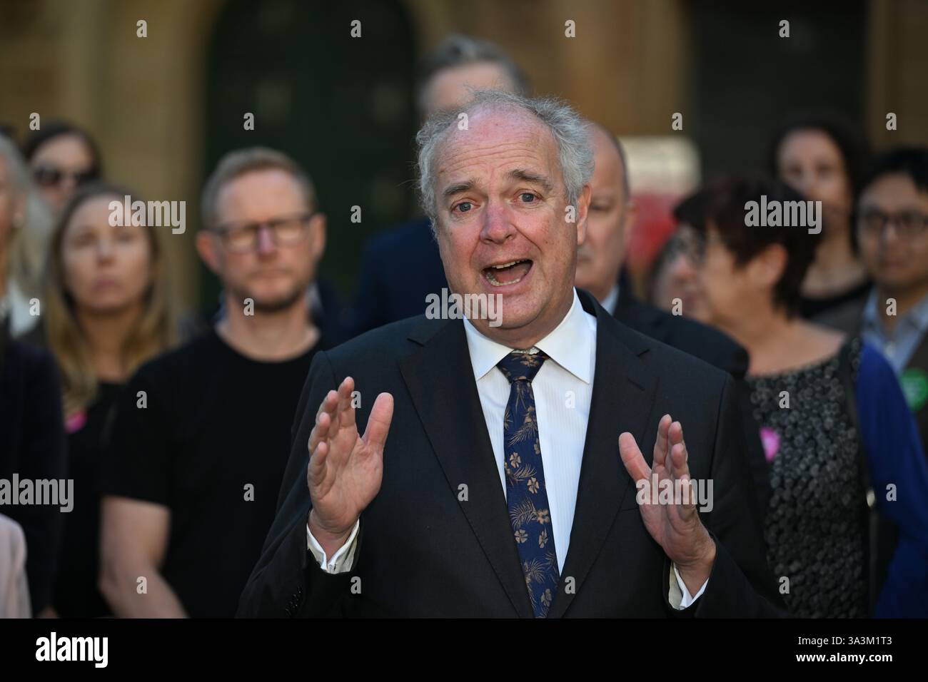 Sydney, Australia. 17th Mar, 2025. Dr Chris Ryan, psychiatrist UNSW is ...