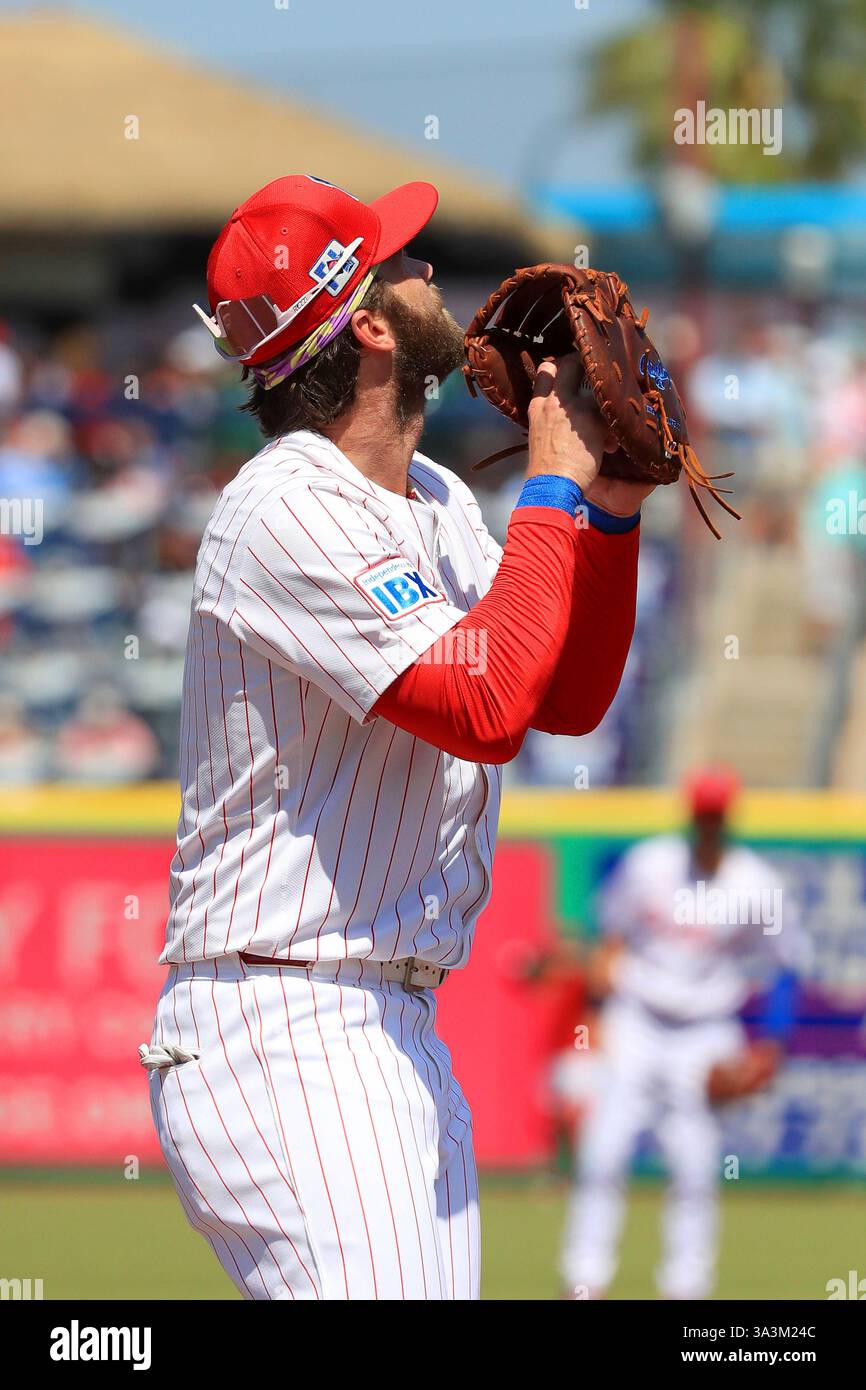 CLEARWATER, FL - MARCH 15: Philadelphia Phillies First Baseman Bryce ...