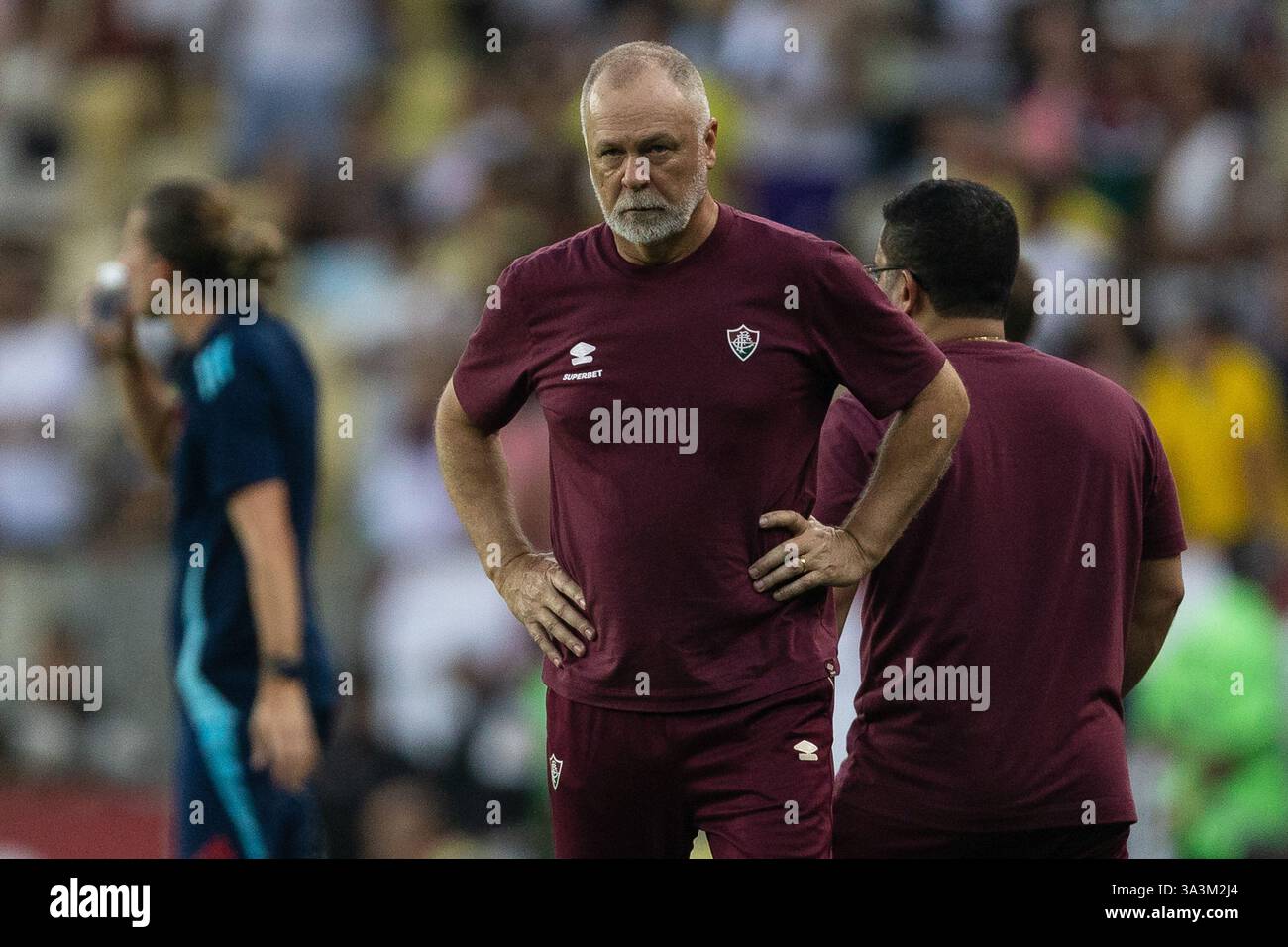 RIO DE JANEIRO, BRAZIL - MARCH 16: MANO MENEZES, Head Coach of ...
