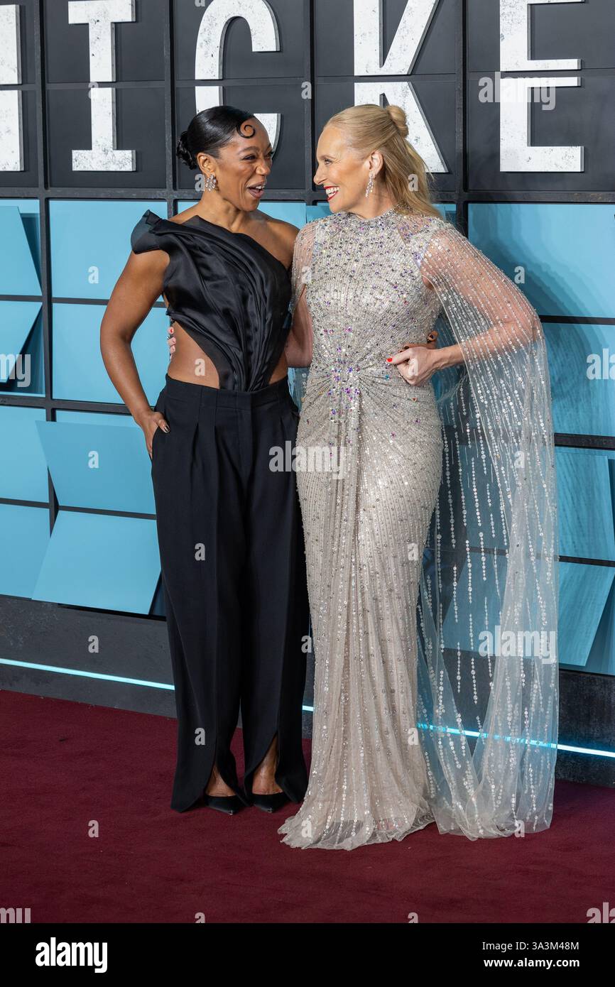 Celebs attend the Mickey 17 World Premiere in Leicester Square ...