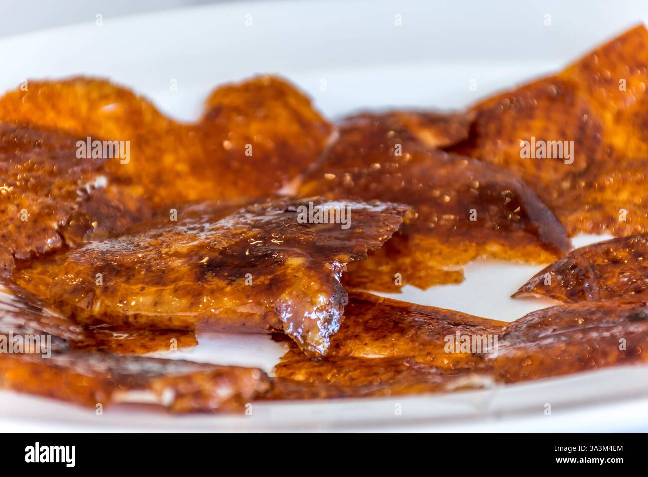 Peking Duck or Beijing Roast Duck is a chinese food have a roasted duck ...