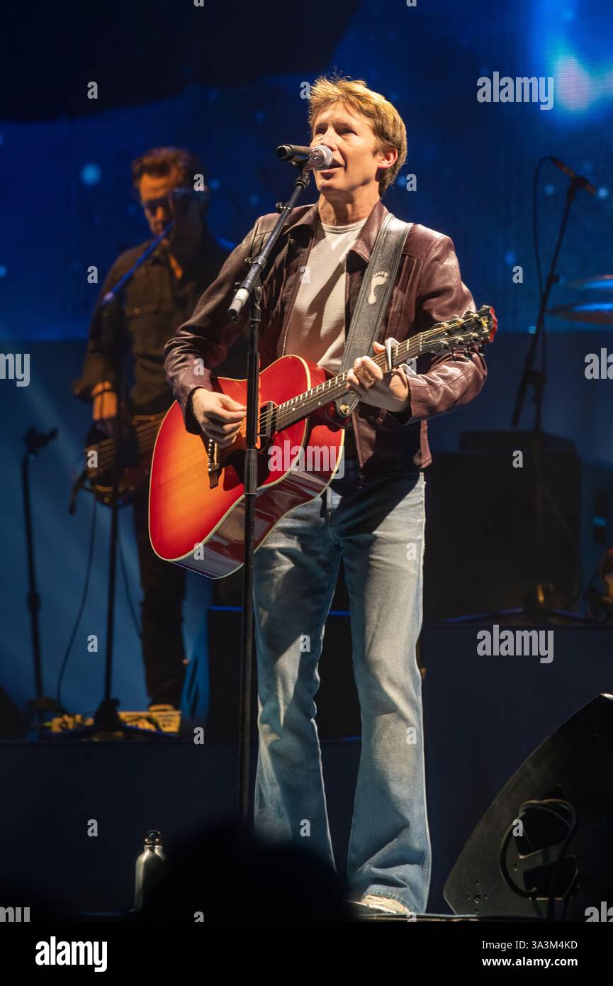 LEEDS, UK: James Blunt performing at Leeds First Direct Arena on his ...