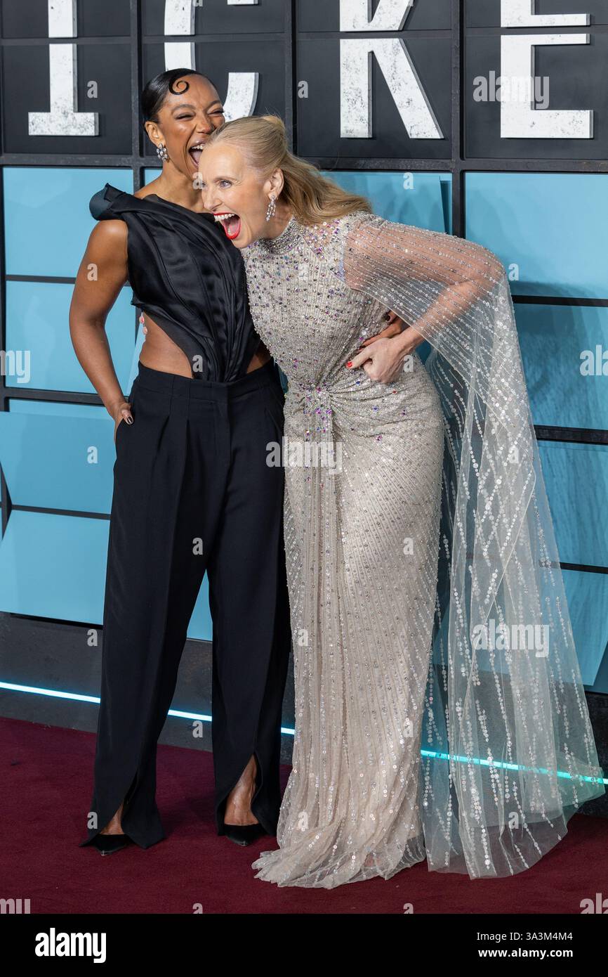 Celebs attend the Mickey 17 World Premiere in Leicester Square ...