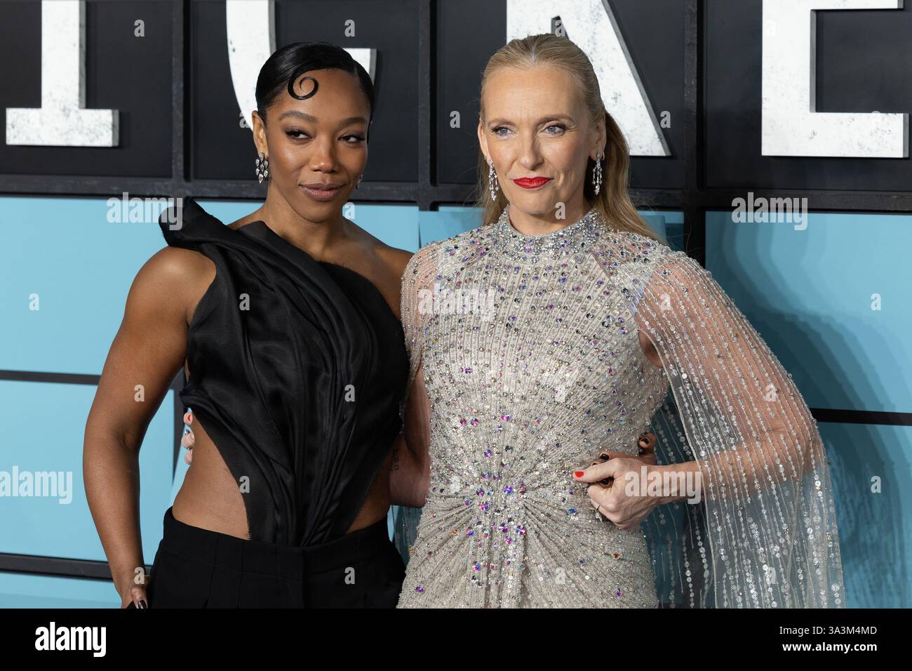 Celebs attend the Mickey 17 World Premiere in Leicester Square ...