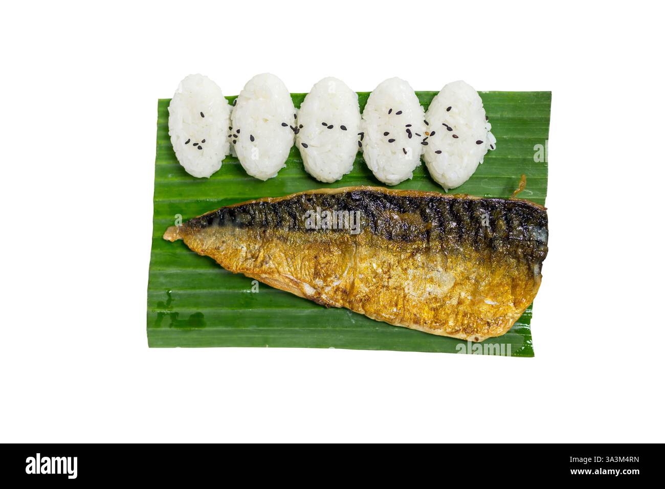 Grilled saba fish with japanese sauce (Saba shoyu yaki or Saba teriyaki ...