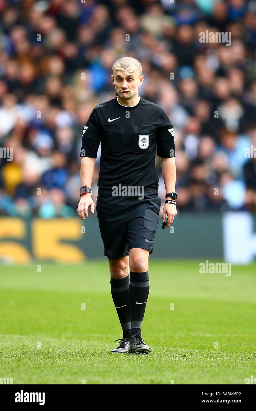 Hillsborough Stadium, Sheffield, England - 16th March 2025 Referee ...