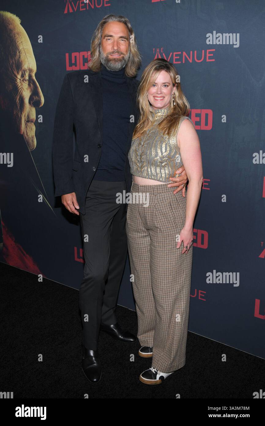 New York, USA. 16th Mar, 2025. (L-R) Lukas Hassel and Abigail Hawk ...