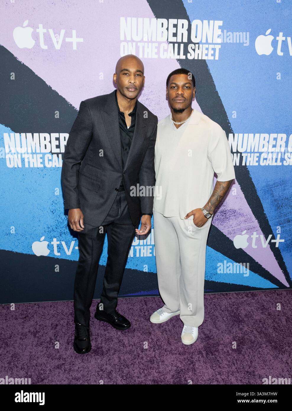 Datari Turner and John Boyega attend Apple TV+'s 'Number One on the ...