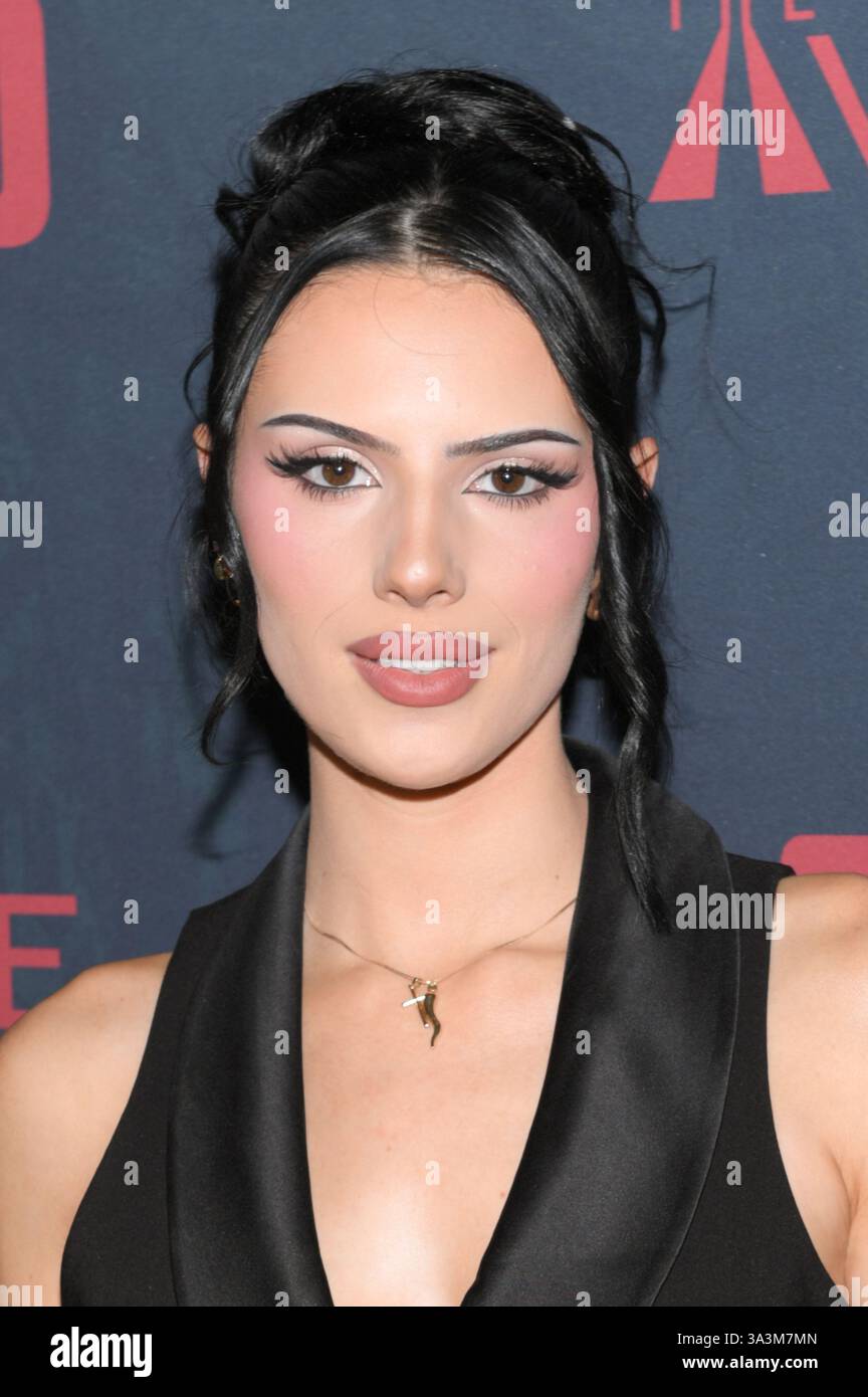 New York, USA. 16th Mar, 2025. Natalie Violette attends "Locked ...