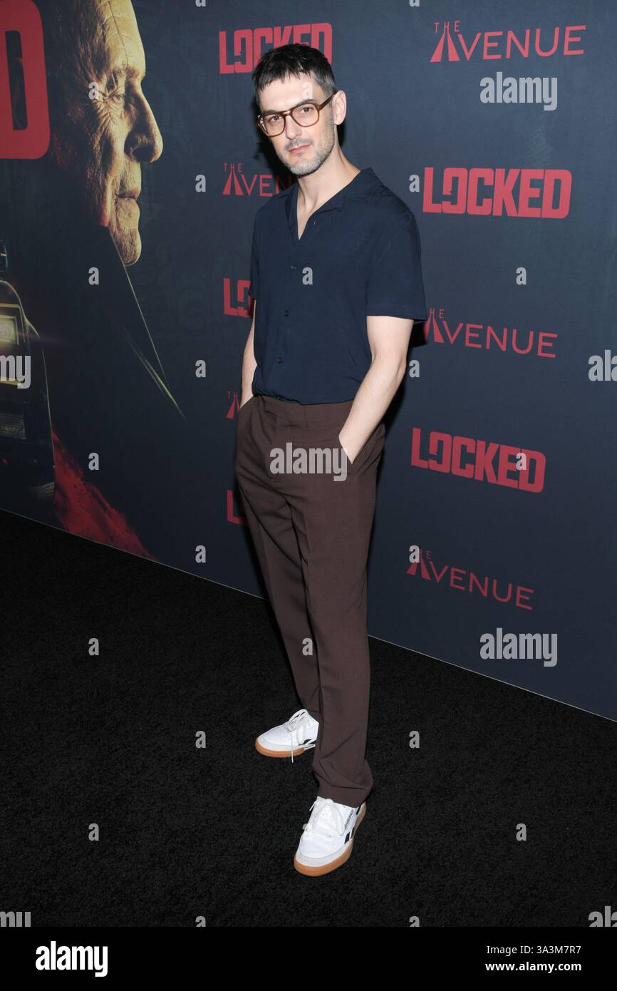 Wesley Taylor attends "Locked" premiere at DGA Theater in New York, NY ...