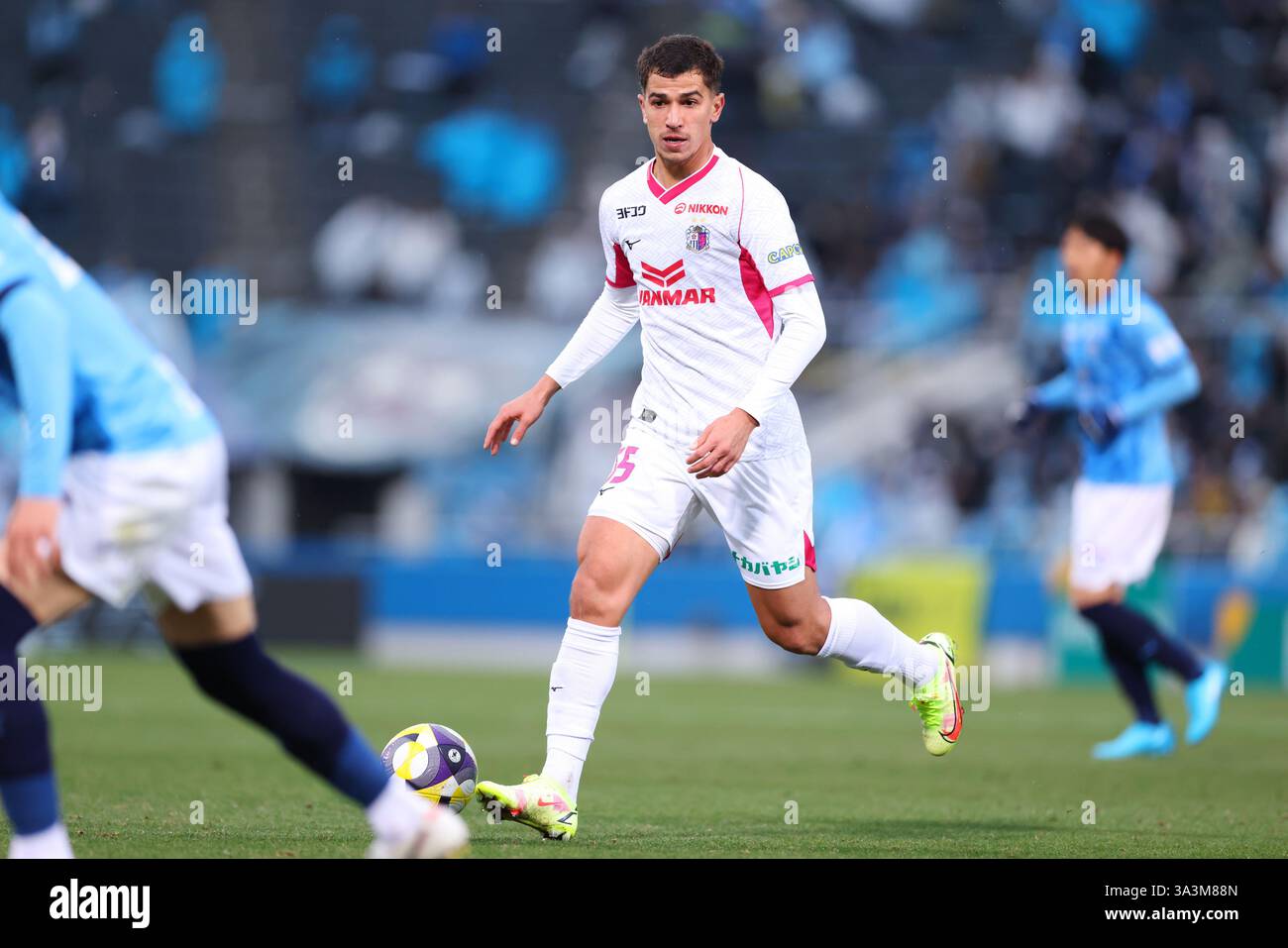 Kanagawa, Japan. 15th Mar, 2025. Vitor Bueno (Cerezo) Football/Soccer ...