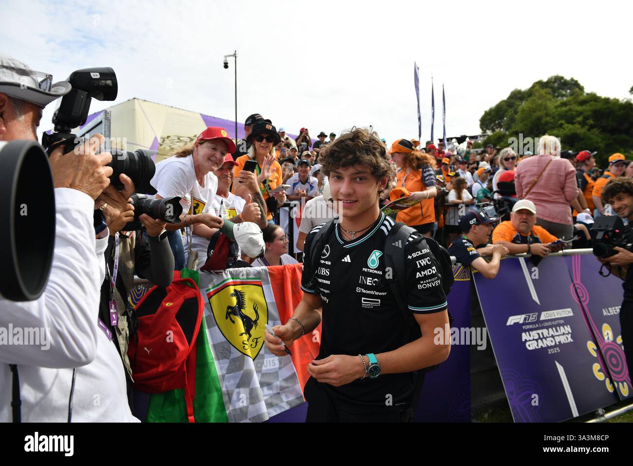 Andrea Kimi Antonelli Italian racing driver who competes in Formula One ...